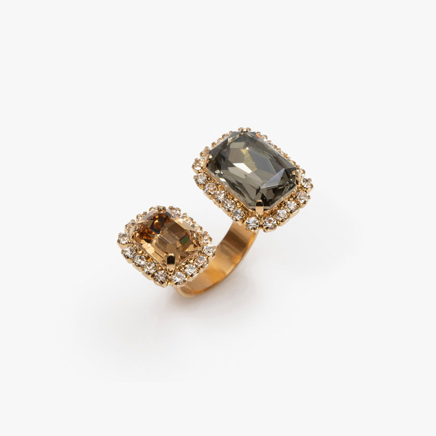 Double Octagon Black Colorado Ring – URock Couture